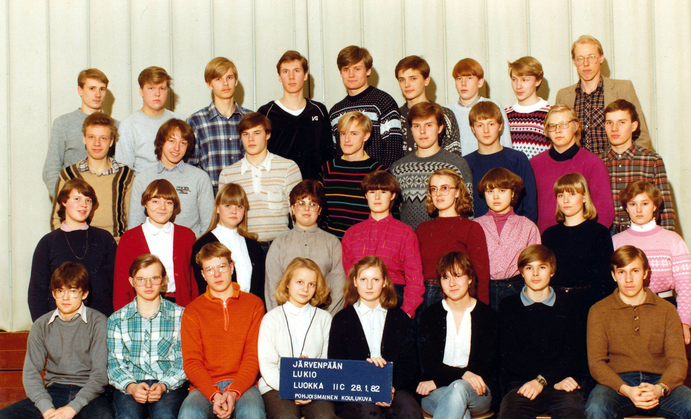 2C 1981-1982 luokkakuva